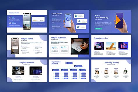 蓝色商业计划书团队介绍企业合作建议书keynote模板 爱晴天 站酷zcool