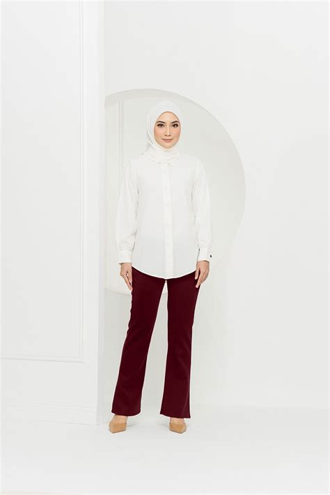 Lyla Pants Maroon Albiesta