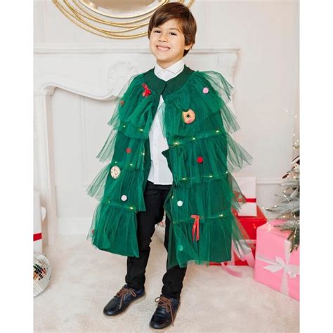 Pelerina Cu Luminite Brad De Baiat Universala Emagro