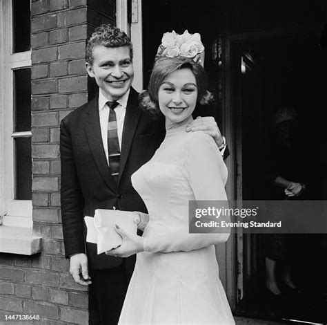 British Actors Anne Aubrey And Derren Nesbitt On The Day Of Their