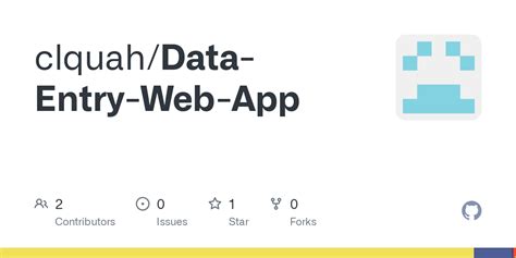 GitHub Clquah Data Entry Web App