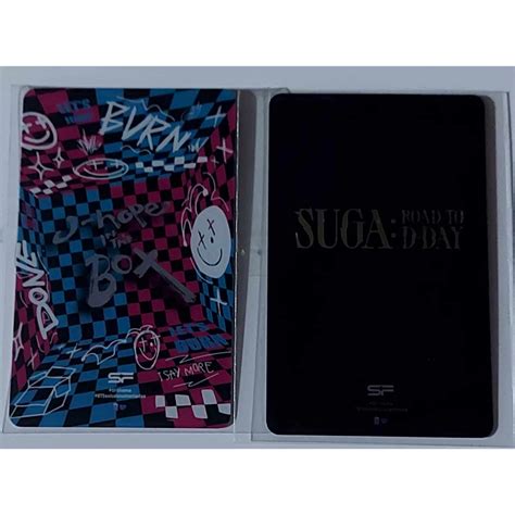 บัตรสะสม Bts Solo Documentaries J Hope In The Box และ Suga Road To D