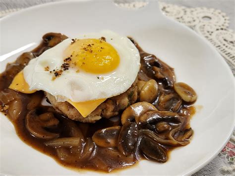 하와이안 로코모코 그레이비소스 And 함박스테이크 만들기 브런치 메뉴