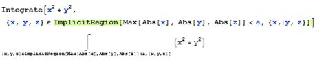 Calculus And Analysis Integrating Over Implicit Regions With
