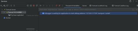 Java Intellij Idea Debugger Is Waiting For Application To Start Debug Address 127001