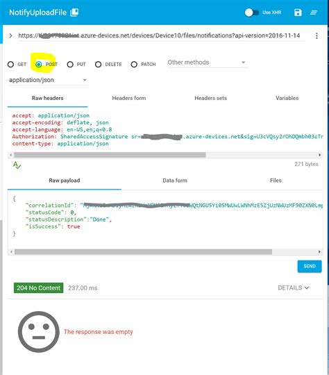 Azure Iot Sdk Upload Blob Metadata Stack Overflow