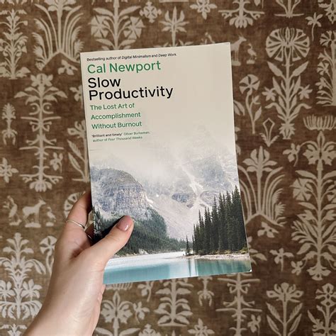 Slow Productivity Cal Newport Book Club Review Slow Living Ldn