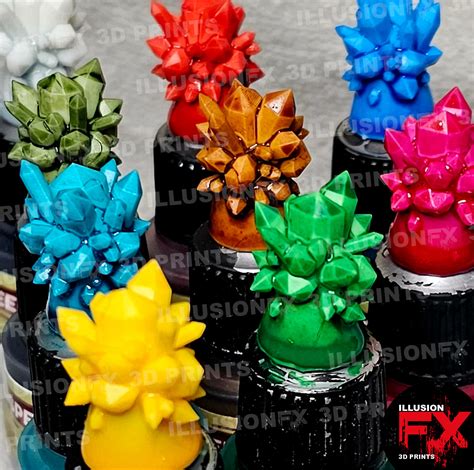 Stl File Crystal Cluster Army Painter Speed Paint Speedpaint Warpaints Fanatic