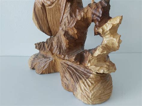 Wooden Arowana Figurine Arowana Sculpture Hand Carved Etsy