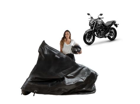 Capa Proteção Moto Yamaha Fazer FZ15 Forrada Impermeável