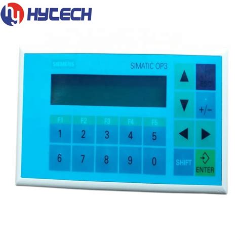 Siemens Hmi Simatic Operator Panel Op3 6av3503 1db10 With Cable For Connection To Simatic S7