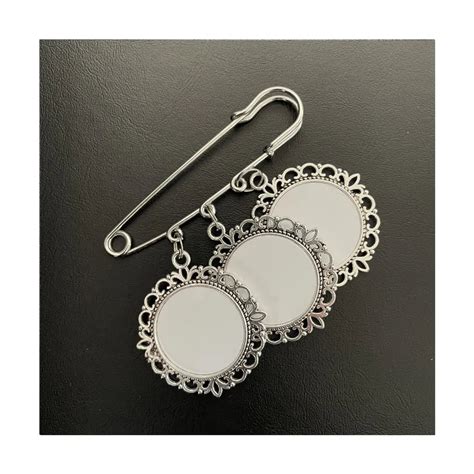 Sublimation Lapel Pins With Aluminium Disks Cutey K Blanks