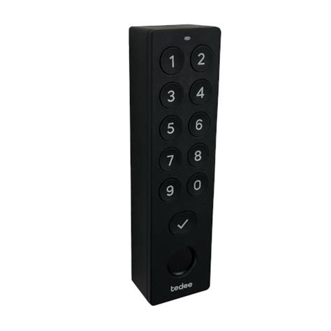 Tedee Keypad Pro Keypad With Fingerprint Black Accessories Tedee