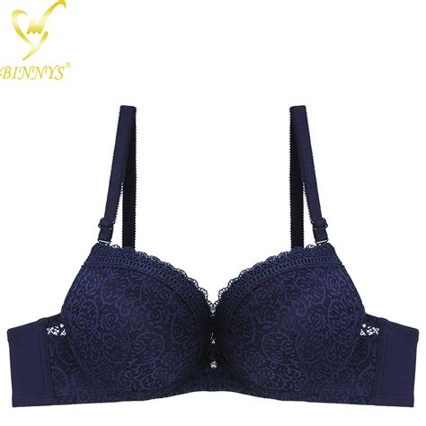 Binnys High Quality Nylon Sexy Lace Push Up Padded Underwire Ladies Bra