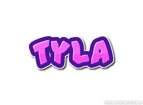 Tyla Logo Free Name Design Tool From Flaming Text