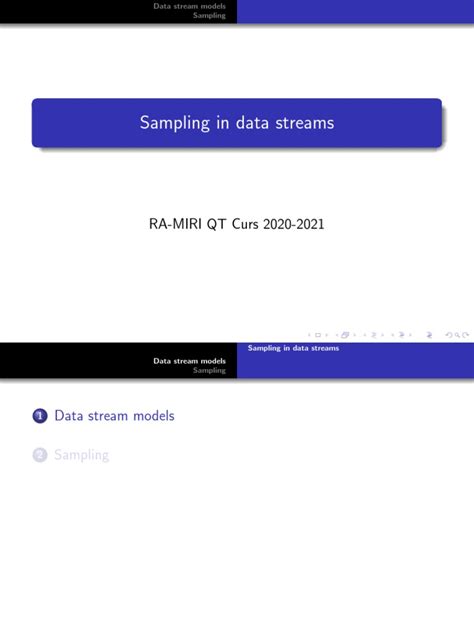 9 Ra Miri Samplingds Pdf Computational Complexity Theory Sampling
