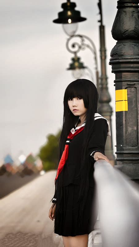 Jigoku Shoujo Enma Ai Cosplay Photoshoots Sharing Hell Girl Cosplay