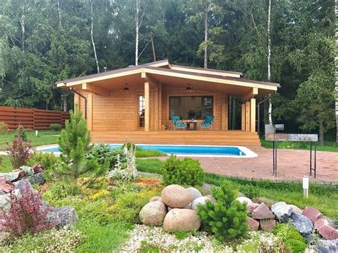 Проект бани из клееного бруса Ckd 80 СКД дом Дом Домики Беседка