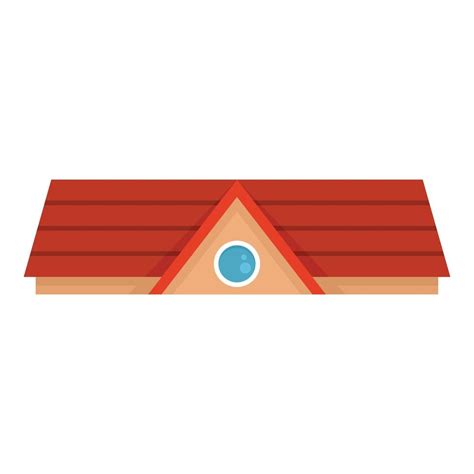 Icono De Techo De Casa Roja Estilo Plano 14545230 Vector En Vecteezy