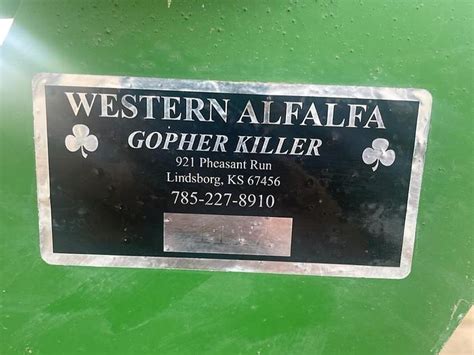 Used Western Alfalfa Gopher Killer For Sale In Oregon South