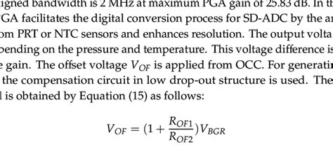 Programmable Gain Amplifier PGA With Offset Compensation OCC And Download Scientific