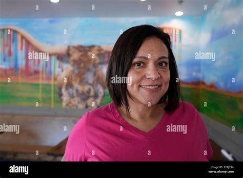 Martha Mackenzie Poses For A Photo After Talking About The 2024 Presidential Election Thursday