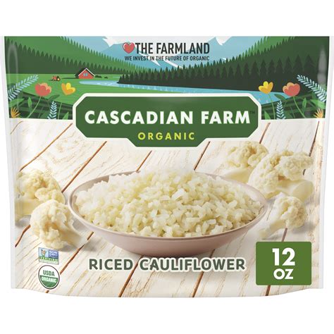 Frozen Riced Cauliflower Cascadian Farm Organic