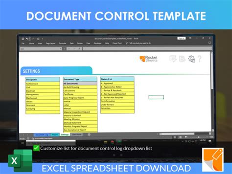 Document Control Template Excel Streamline Your Workflow