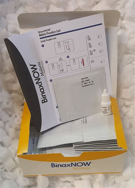 Binaxnow Malaria Antigen Test