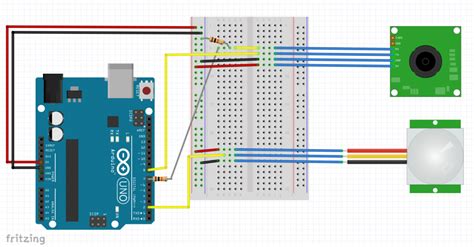 tuto capteur de mouvements photos sur arduino and raspberry b v labs
