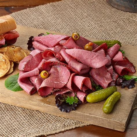 New Braunfels Smokehouse Sliced Peppered Beef Pastrami