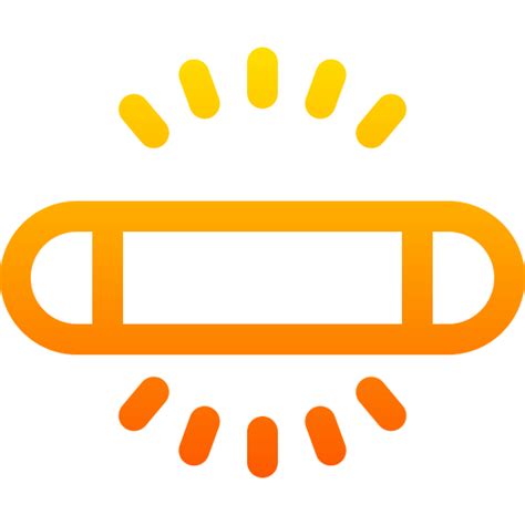 Fluorescent Light Basic Gradient Lineal Color Icon