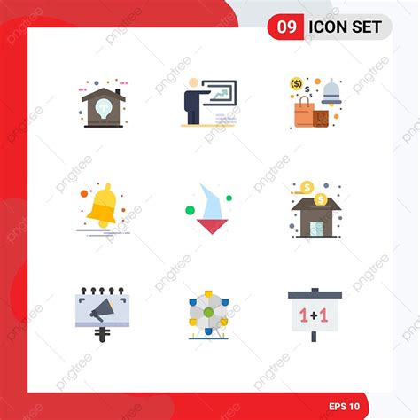 경고의 9가지 간단한 평면 색상의 편집 가능한 벡터 라인 팩 창조적 저금 해결책 Png 일러스트 및 벡터 에 대한 무료 다운로드 Pngtree