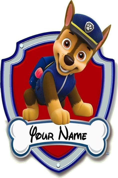 Paw Patrol Chase Shield Window View Color 3d Wall Sticker Wall Mural