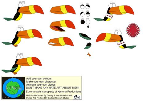 Character Builder Lupe Toucan By Kphoria By Marybethmaria1423 On Deviantart