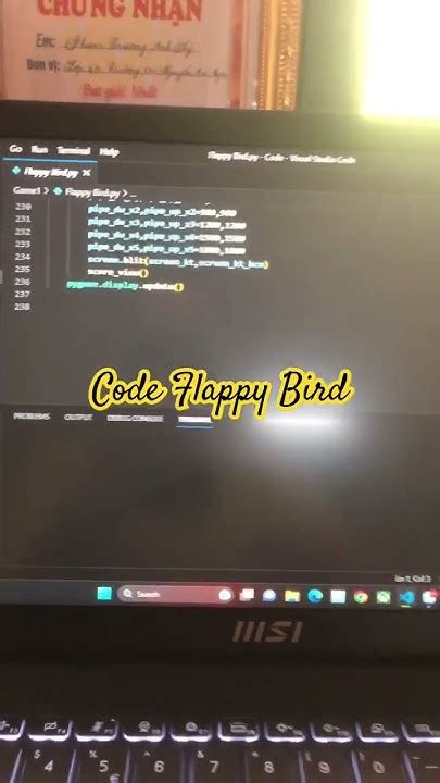 Code Game Flappy Bird Bằng Python Youtube