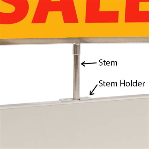 Swedge Stem Holder Chrome