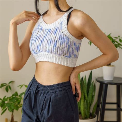 Easy Crochet Crop Top Free Video Tutorial By TCDDIY Crochet Crop Top Pattern Crochet Crop Top