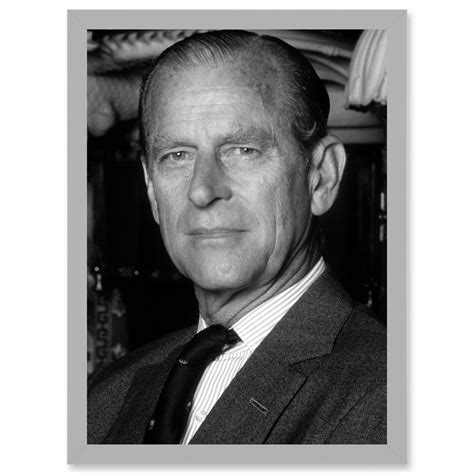 Warren Portrait Prince Philip Duke Edinburgh Photo Artwork Framed Wall