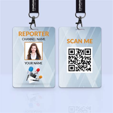 Custom ID Card Design Your Own Id Badge Office Badge Employee Badge