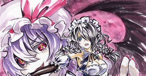 東方 墨彩画で東方キャラまとめ11 【c92展示販売作品×42点】 蒲谷カバヂのイラスト Pixiv