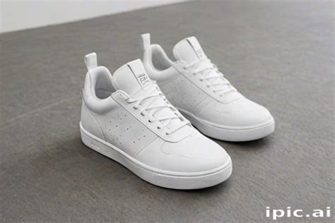 Modern Minimalist White Sneakers Perfect For Casual And Sporty Outfits