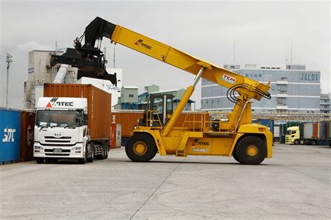 リーチスタッカー 乗り物図鑑 サステナビリティ 株式会社バンテック