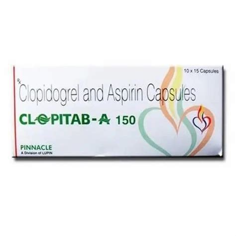 Clopitab 150 Tablet At Rs 146 Stripe In Nagpur Id 2853062735491