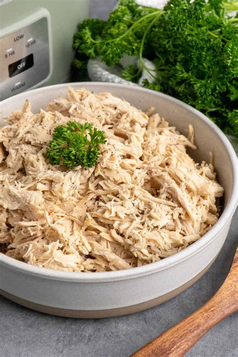 Crockpot Shredded Chicken Slow Cooker Meals