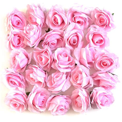 100 Artificial Pink Rose Flowers Wedding Flowers Devon Artificial