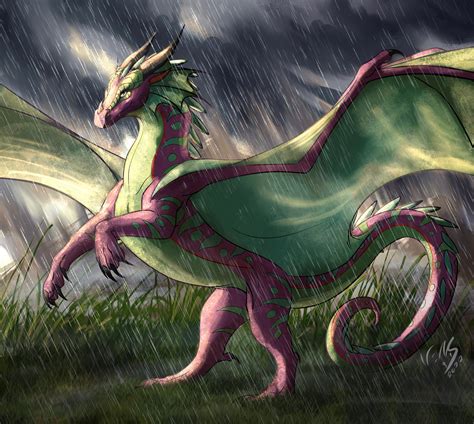 187442 Safe Artistvensart Oc Oc Only Dragon Fictional Species