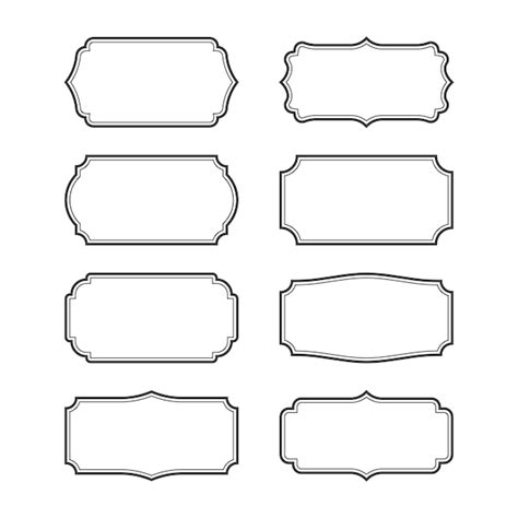 Label Frame Png Label Border Pngs For Free Download