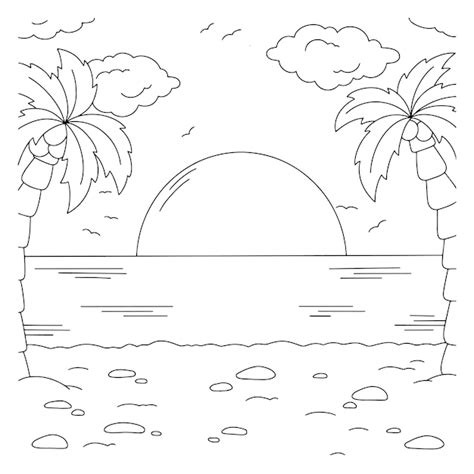 Descubrir Imagen Dibujos Para Colorear Paisajes Naturales Faciles 20475