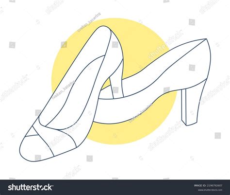 Vector Illustration Womans High Heels Shoes Stock Vector Royalty Free